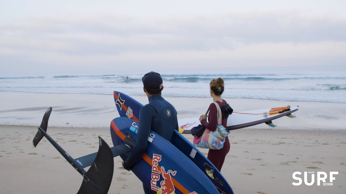 Justine Dupont et Kai Lenny : 1 session, 4 planches - Surf Session Magazine