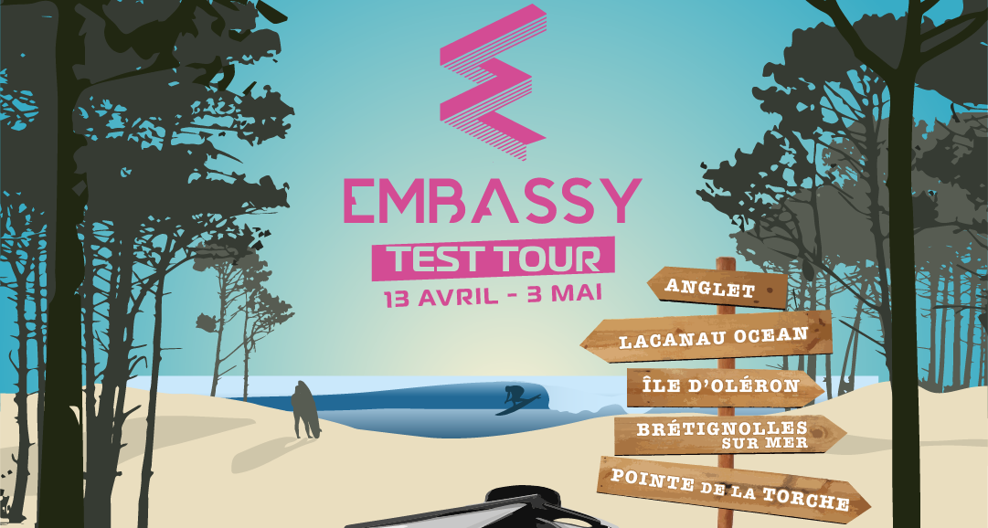 Le Embassy Surf Tour débarque sur la côte atlantique - Surf Session