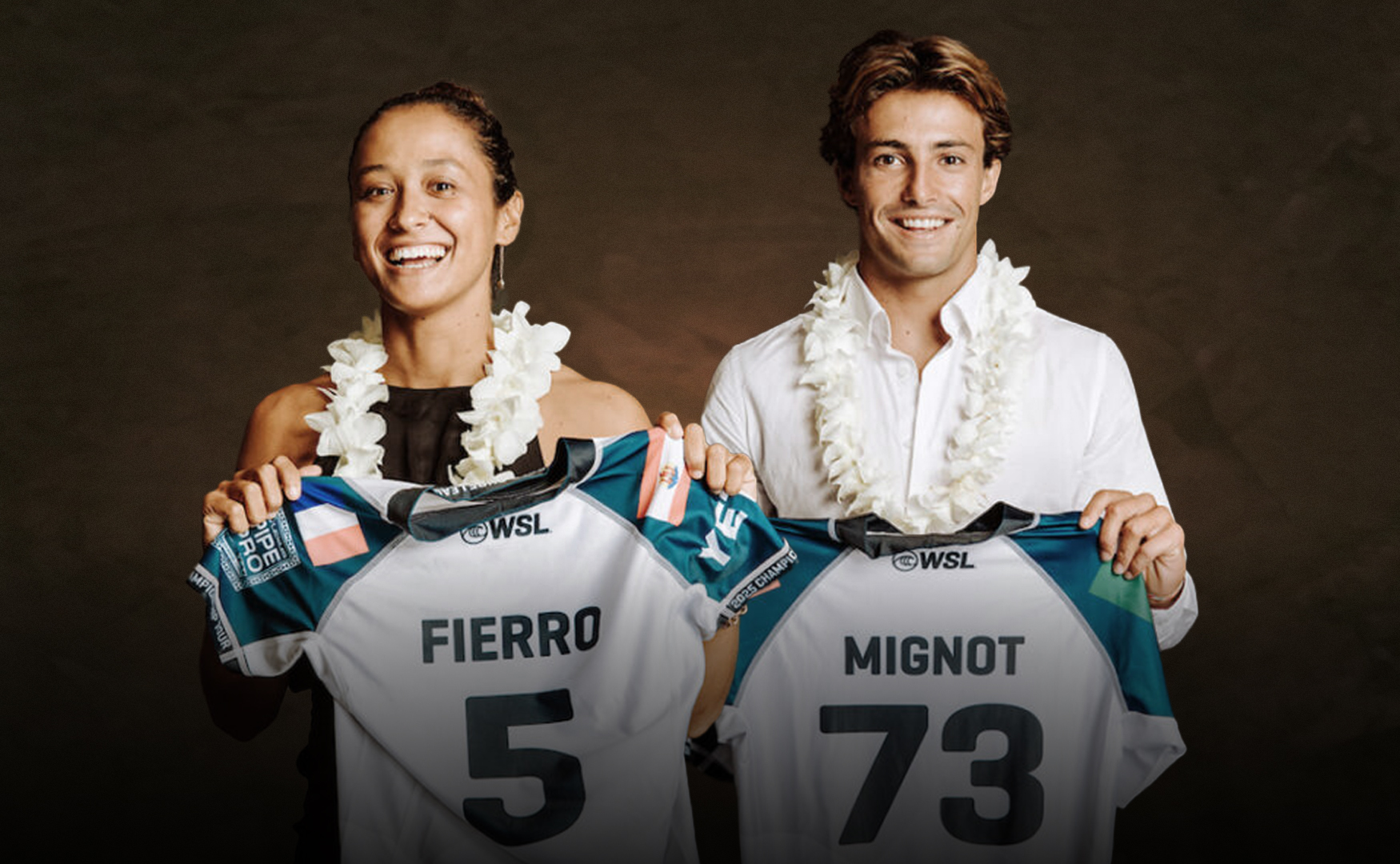 Vahine Fierro et Marco Mignot prêts pour leurs débuts à Pipeline - Surf ...